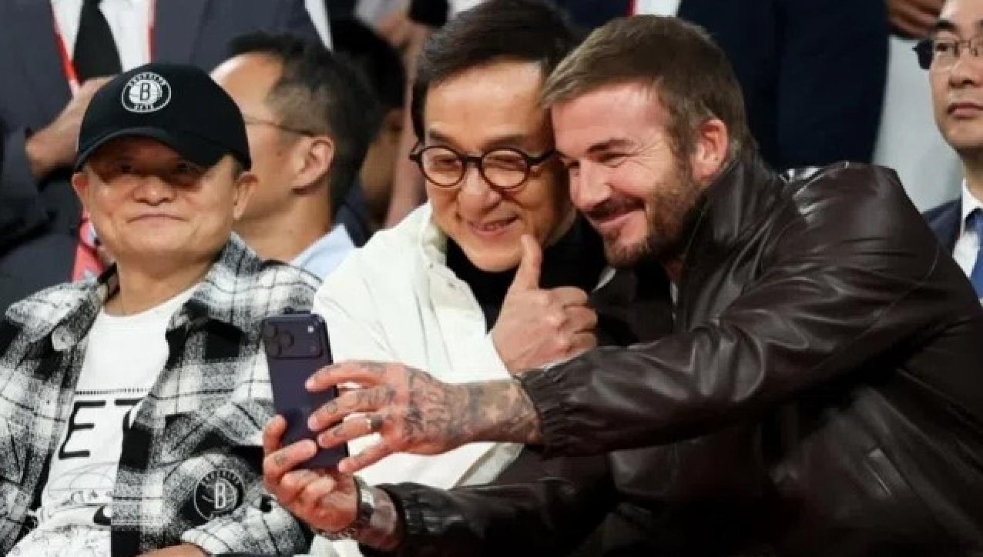 Jackie Chan and David Beckham Meet Yao Ming for an... - United Daily News